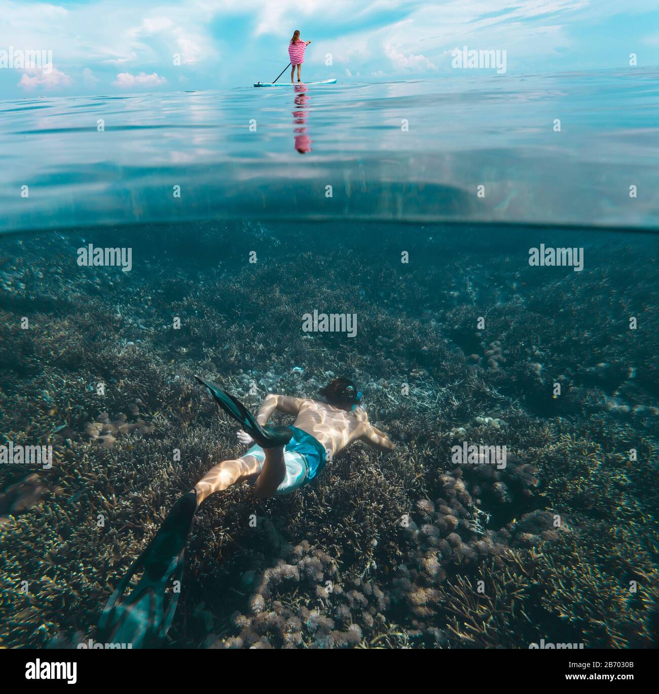 Underwater fun hi-res stock photography and images - Alamy