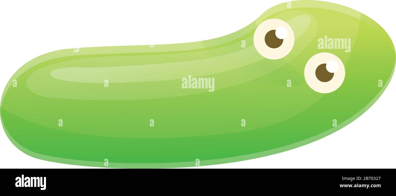 Green cell bacteria icon. Cartoon of green cell bacteria vector icon ...