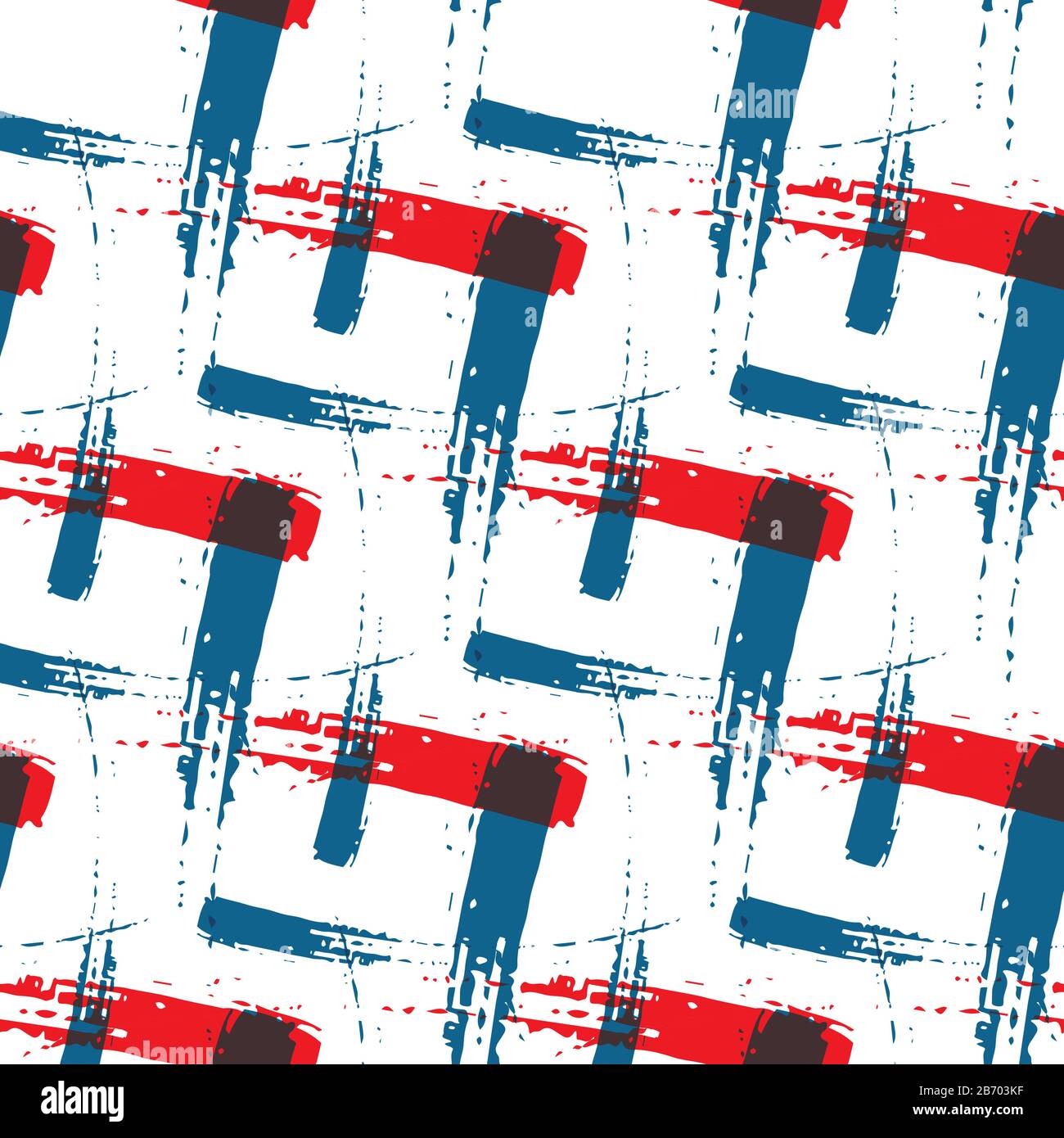 Colorful brush stroke canvas seamless pattern background. Coarse ...