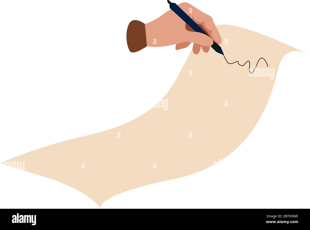 Girl writer Stock Vector Images - Alamy