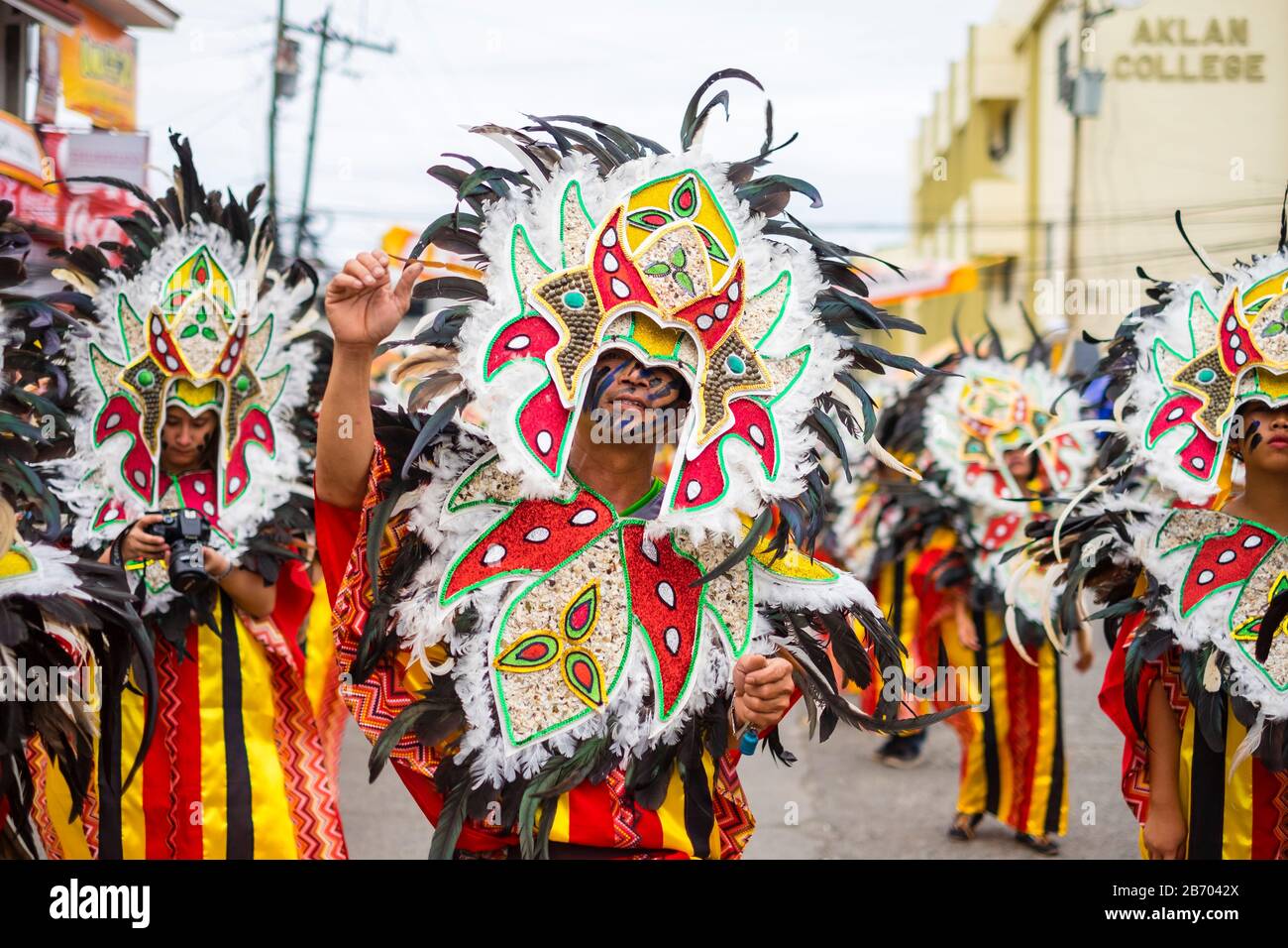 Kalibo, Aklan, Western Visayas, Philippines. Ati-Atihan festival ...