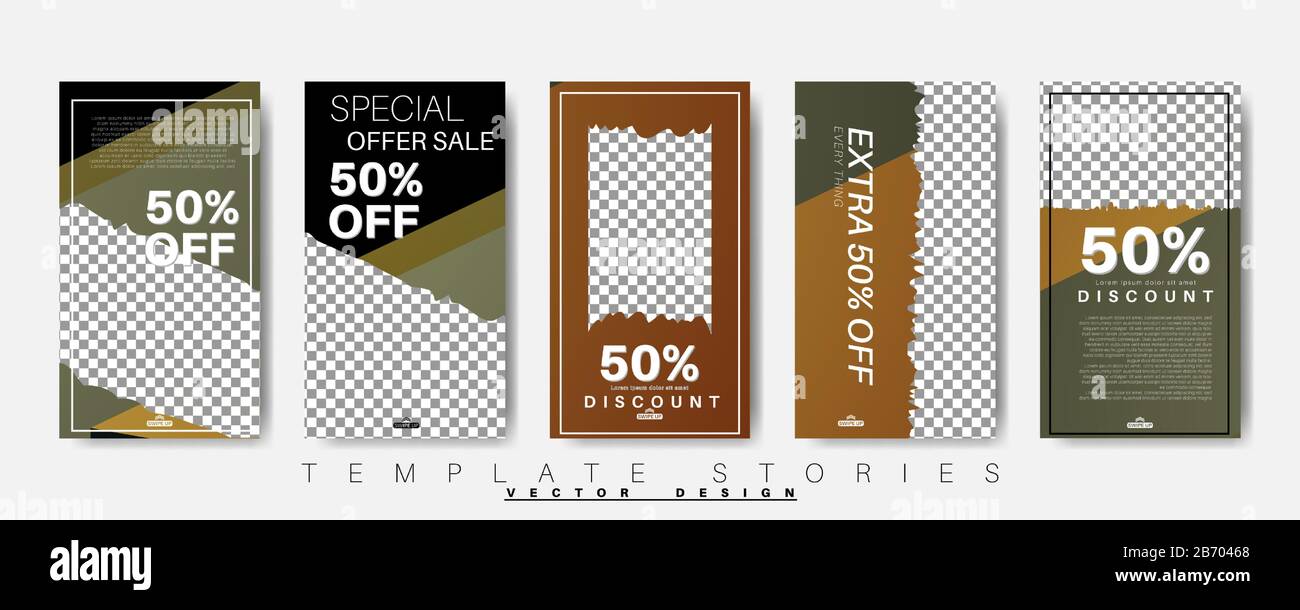 Editable Story background template. Vector Modern design background for ...