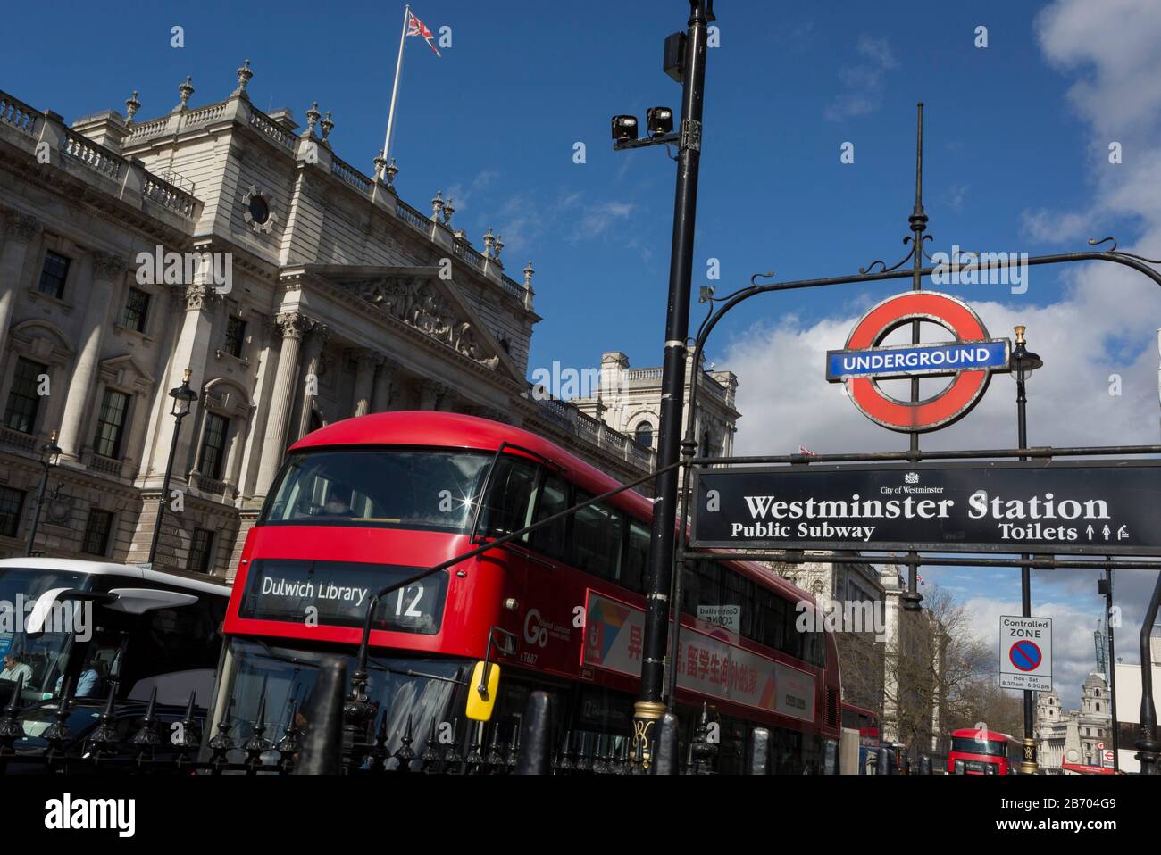 With Union Jack flags flying from the roof of government buildings, a ...
