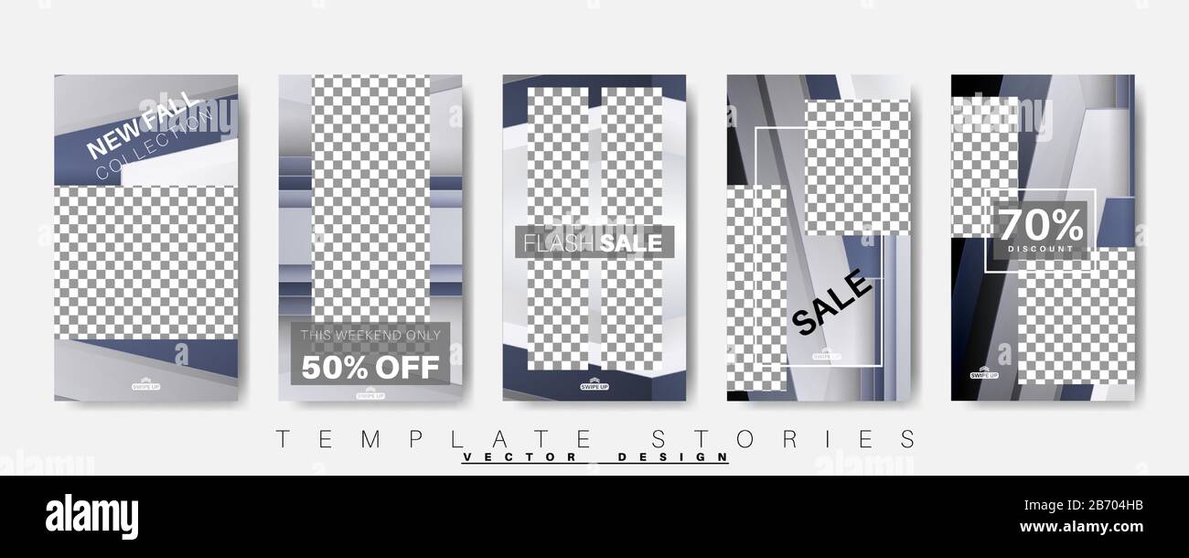 Editable Story background template. Vector Modern design background for ...