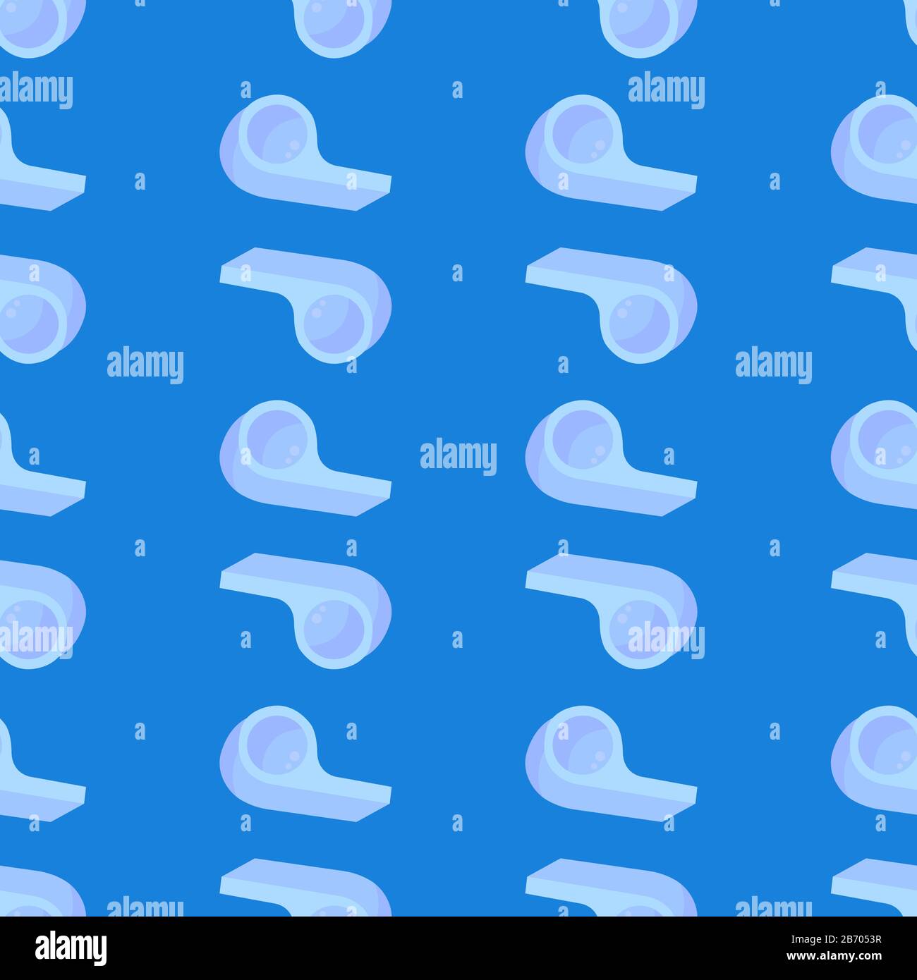 Whistles pattern, illustration, vector on white background Stock Vector ...