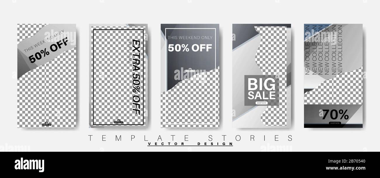 Editable Story background template. Vector Modern design background for ...