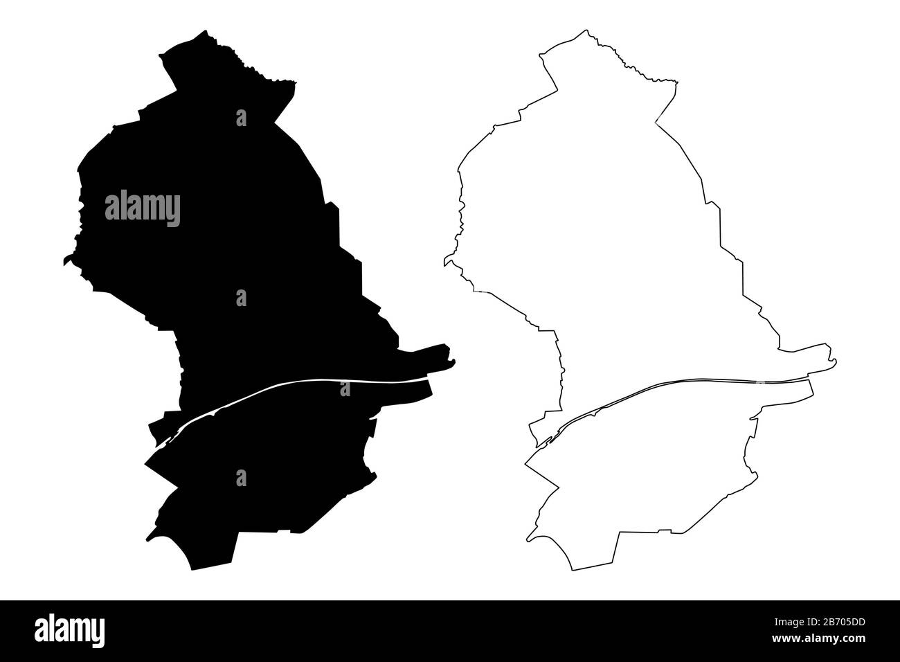 Oberhausen City (Federal Republic of Germany, North Rhine-Westphalia ...