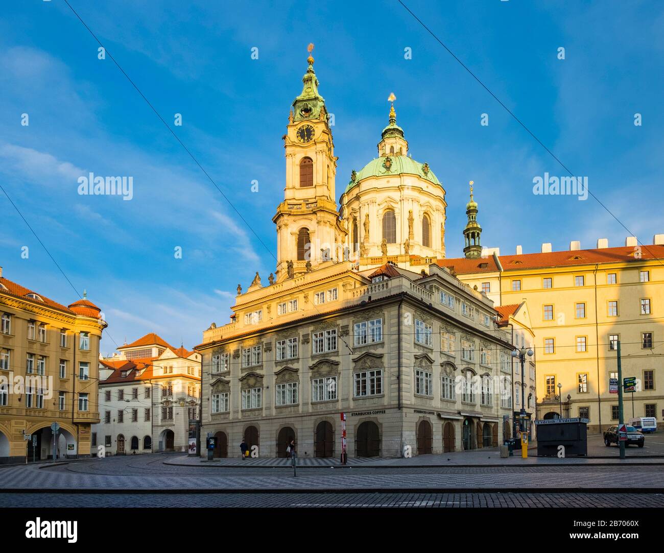 Czech Republic, Prague, Mala Strana. The Church of Saint Nicholas ...