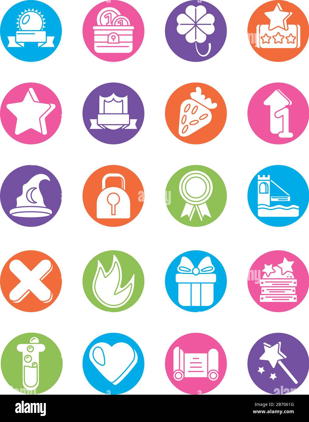 Rpg treasure icons hi-res stock photography and images - Alamy