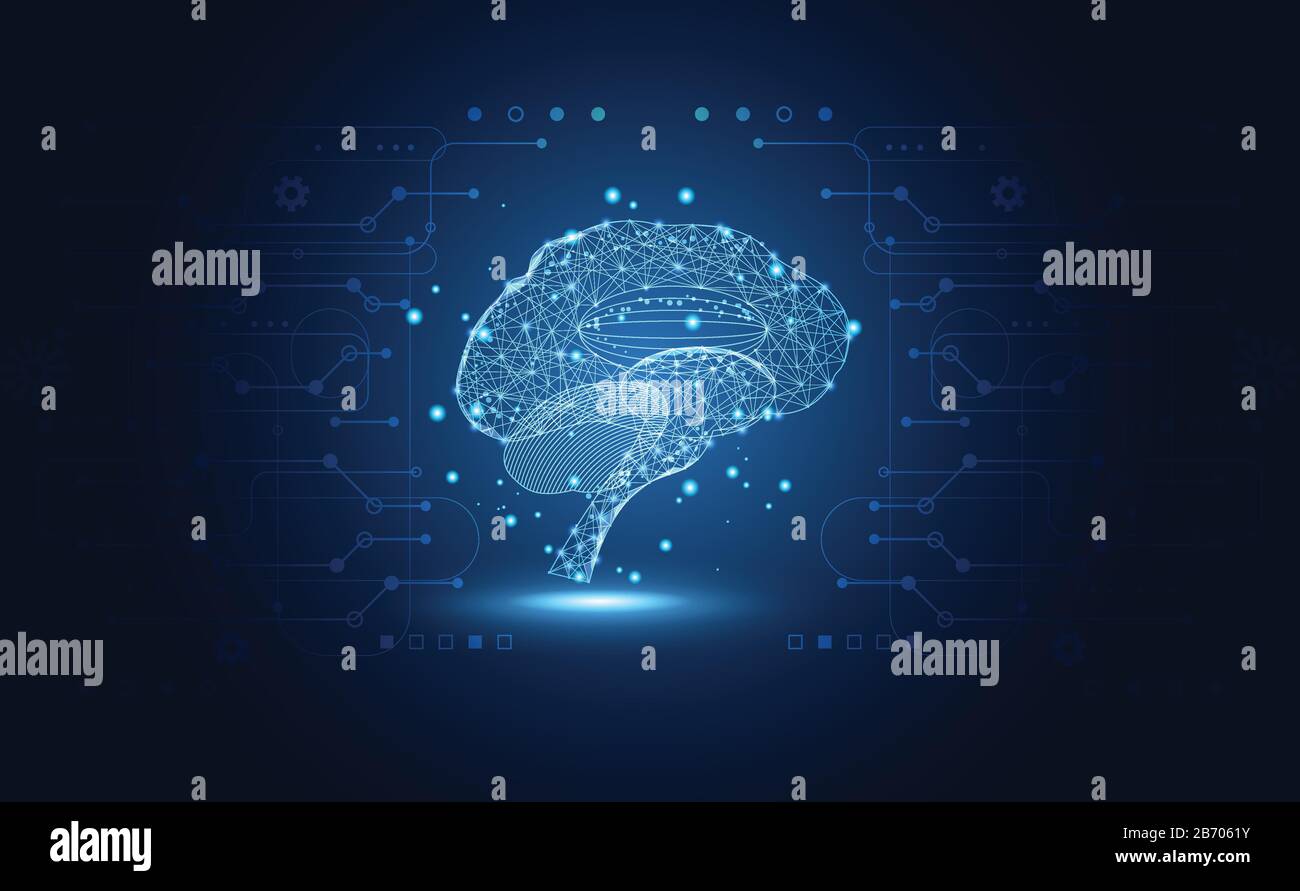 Abstract technology futuristic brain digital concept health care ... Abstract technology futuristic brain digital concept health care ...