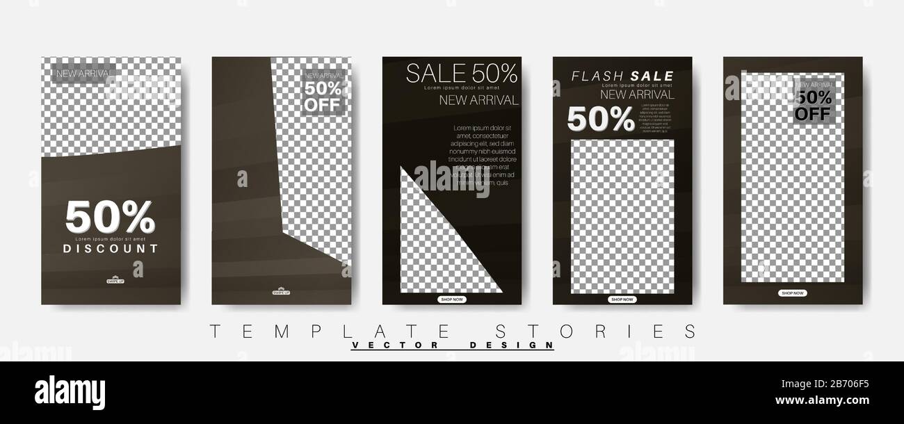 Editable Story background template. Vector Modern design background for ...