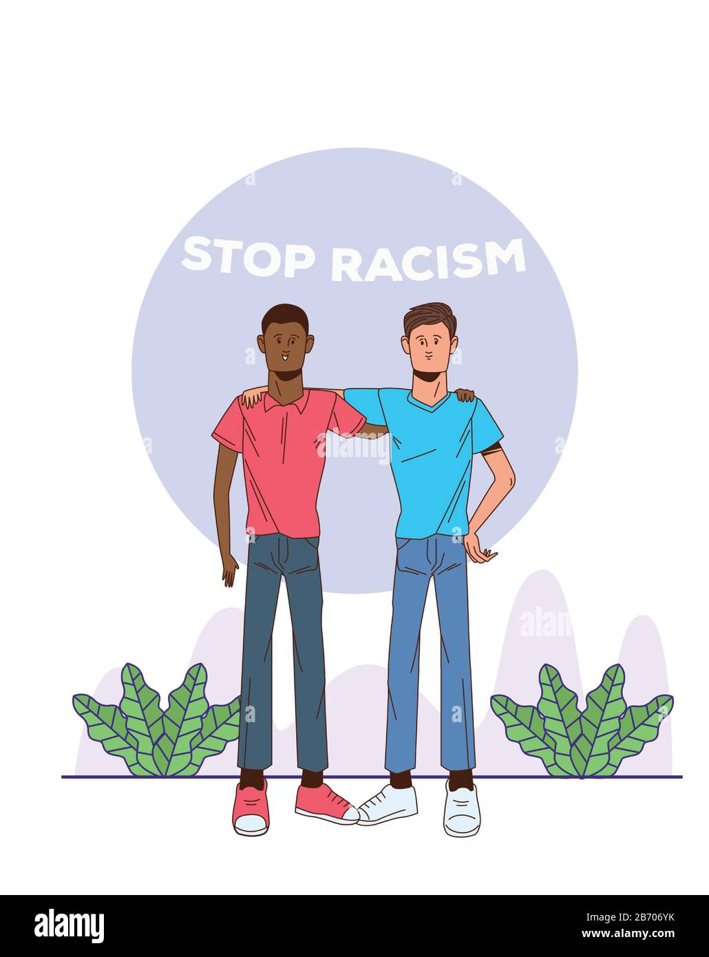 Social antiracism Stock Vector Images - Alamy