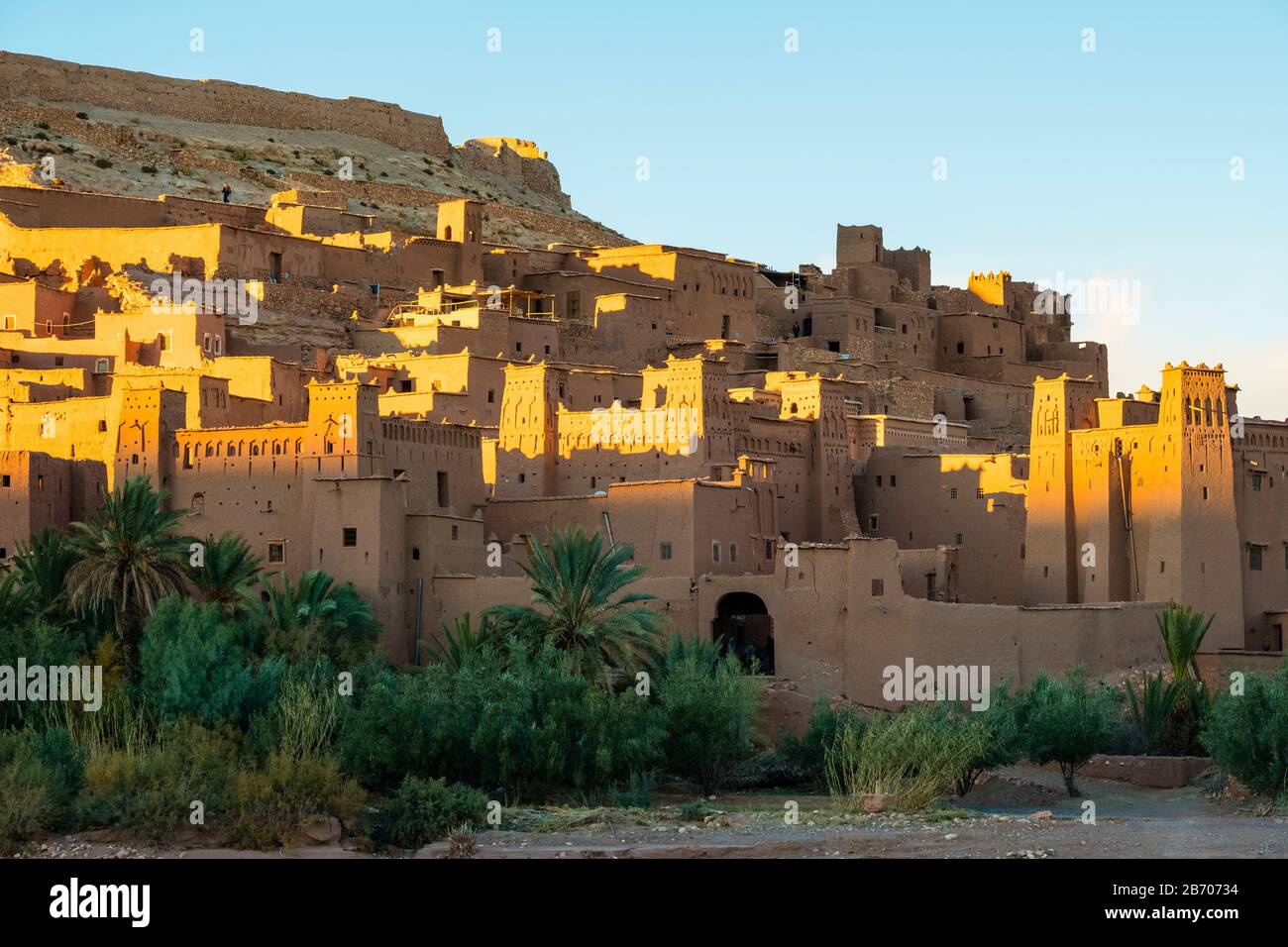 Morocco, Sous-Massa (Sous-Massa-Draa), Ouarzazate Province. Ksar of Ait ...