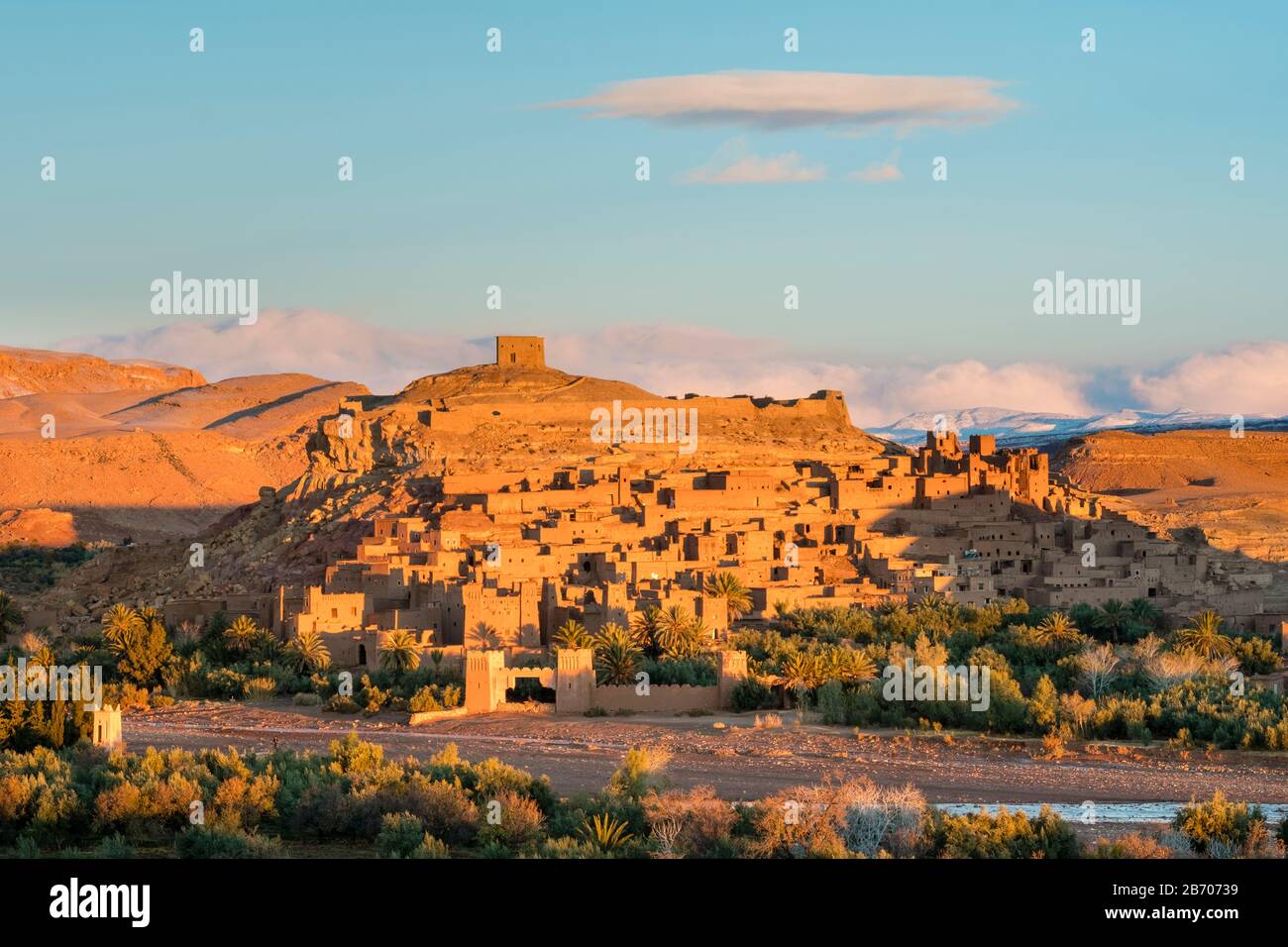 Morocco, Sous-Massa (Sous-Massa-Draa), Ouarzazate Province. Ksar of Ait ...