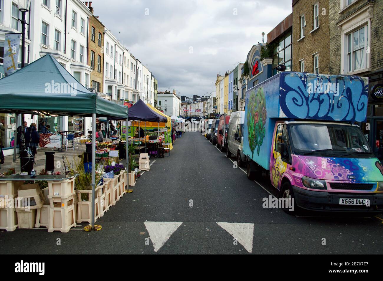 Portobello Road in London, UK Stock Photo - Alamy