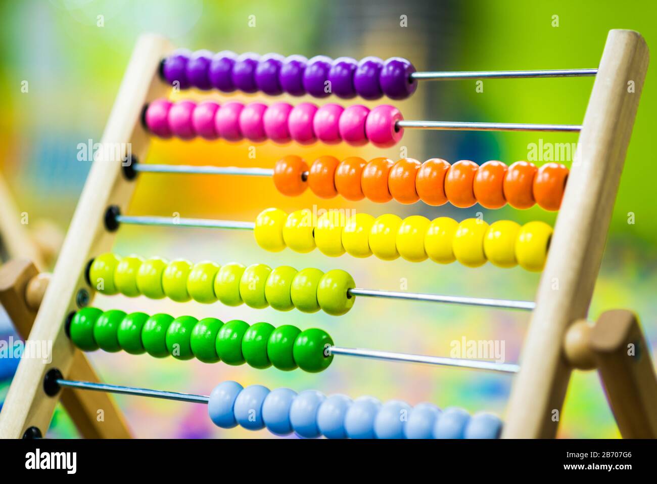 Childrens wooden multi-colored toy. Eco-friendly development toys Stock ...