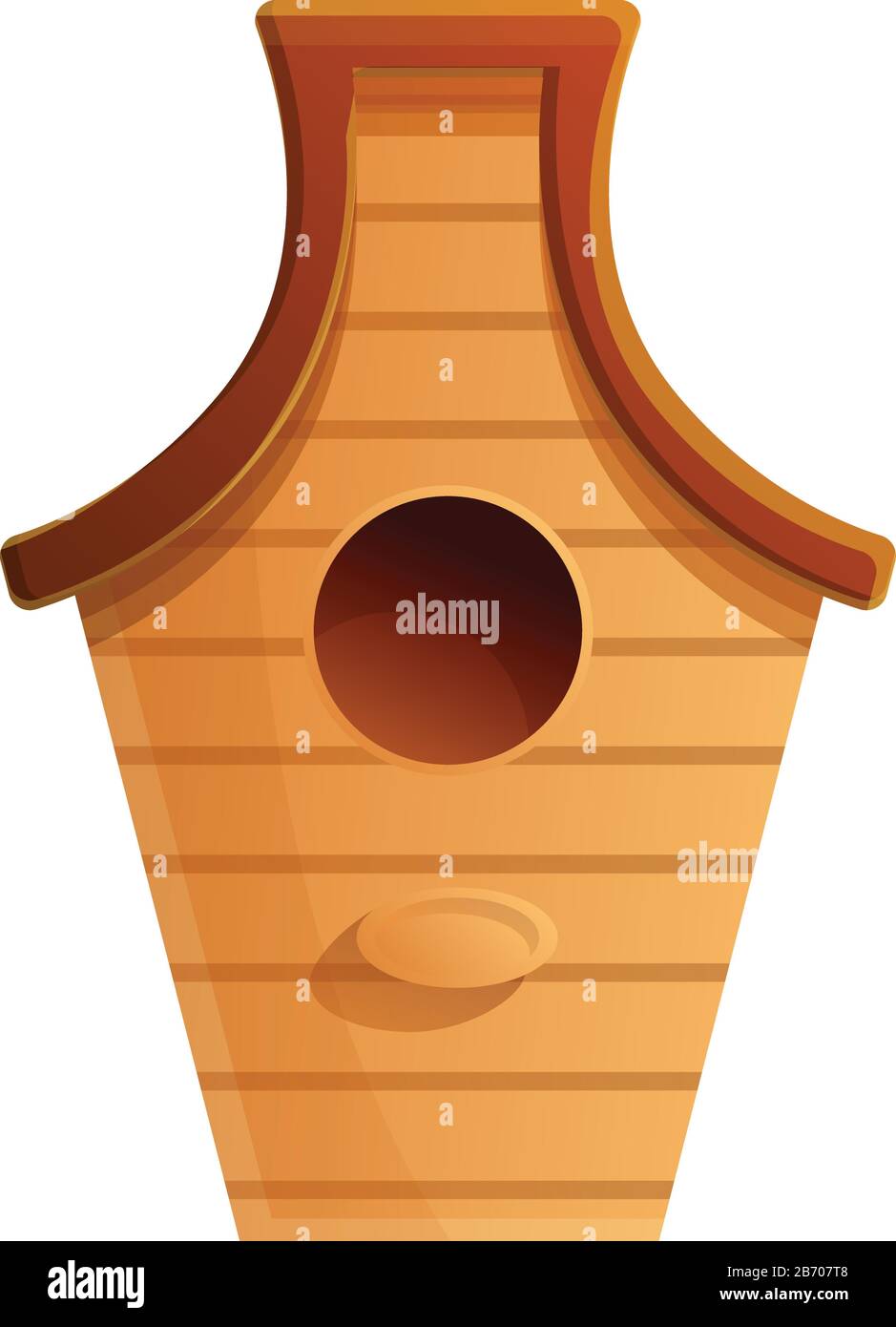 Live bird house icon. Cartoon of live bird house vector icon for web ...