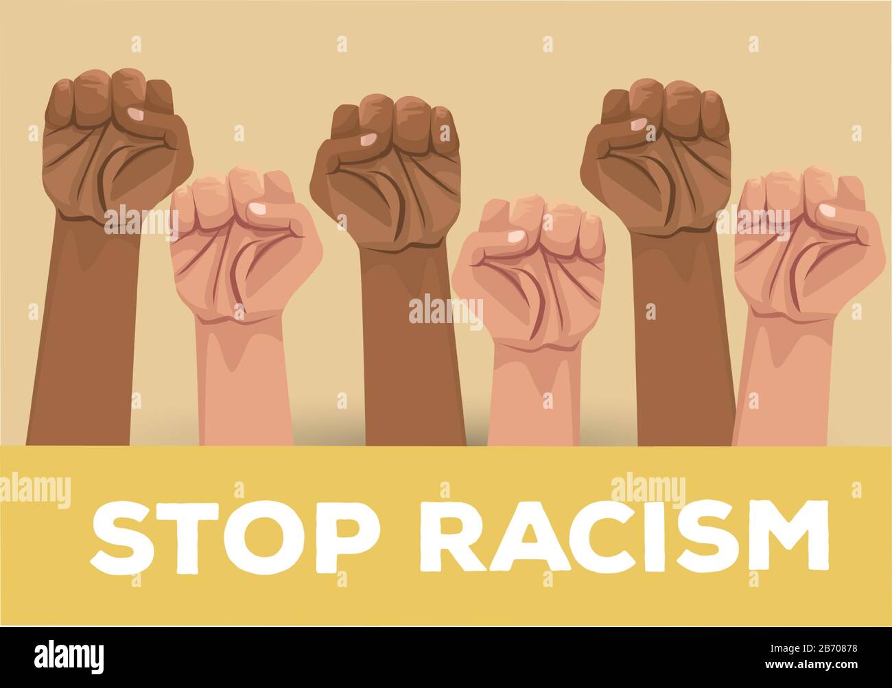 Social antiracism Stock Vector Images - Alamy