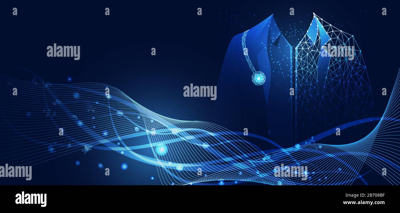 Abstract health science consist doctor digital technology concept ...