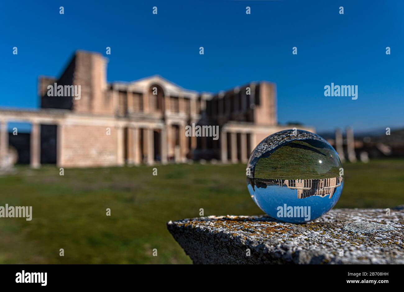 the structures of the rich Lydian city that have survived to the ...