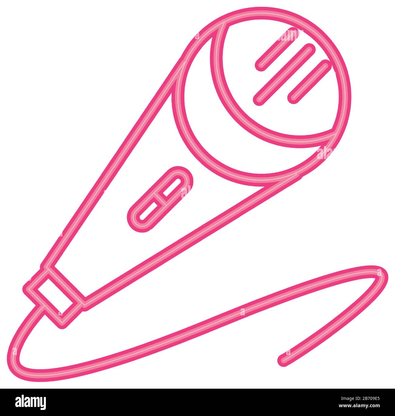 Microphone radio device isolated icon Stock Vector Image & Art - Alamy