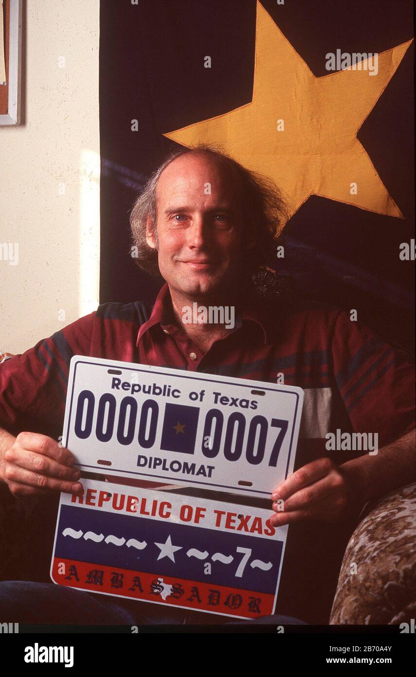 "Near Fort Davis Texas USA, 1997: Republic of Texas Chief Ambassador ...