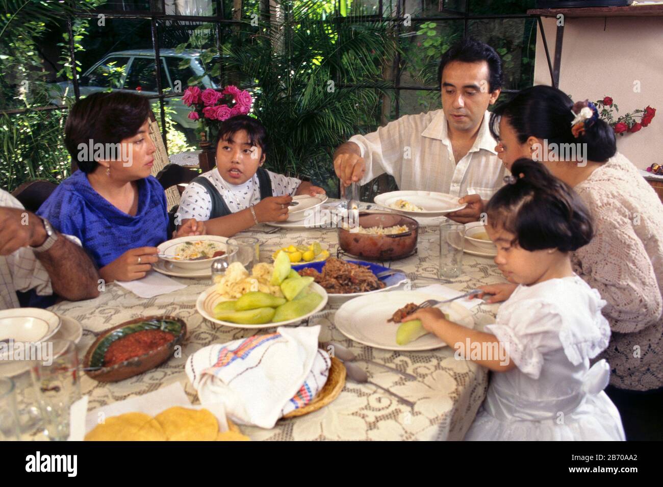 San Miguel de Allende, Mexico, 1996: Three generations of Mexican ...