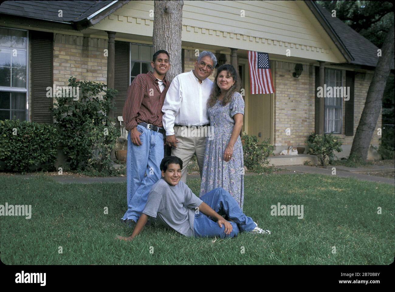 Middle Class American Family