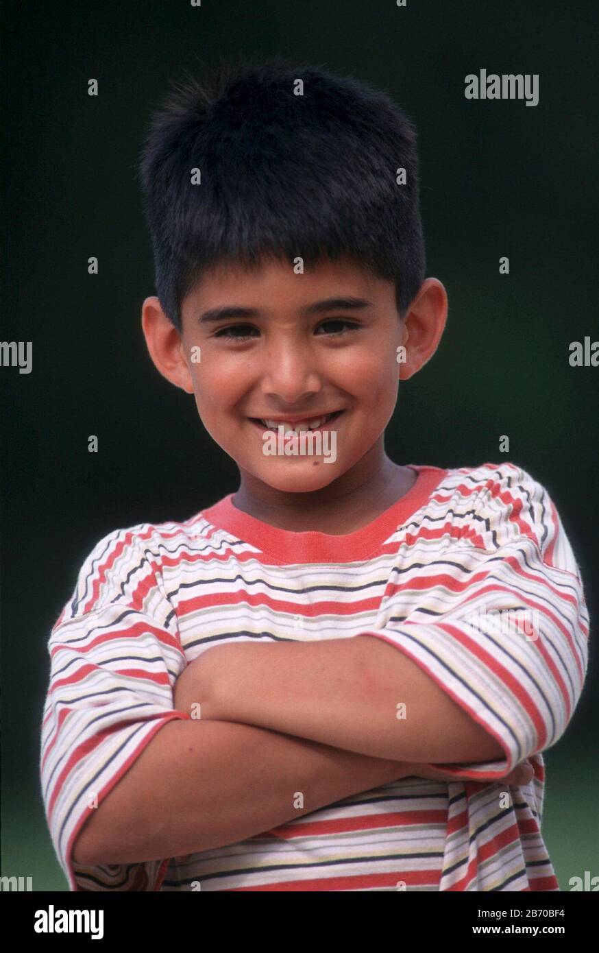 Headshot latino boy smile hi-res stock photography and images - Alamy