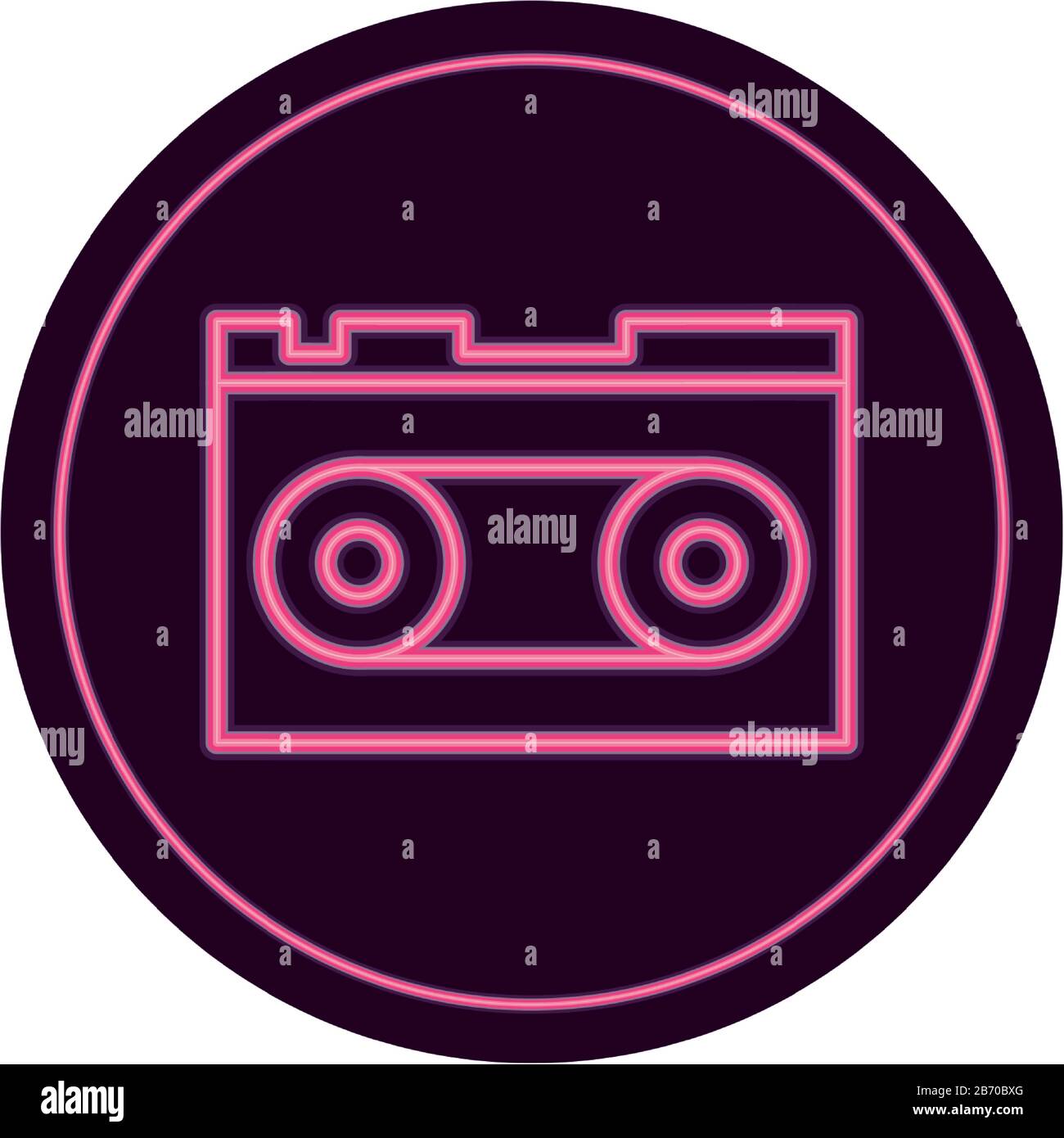 cassette retro audio device icon Stock Vector Image & Art - Alamy