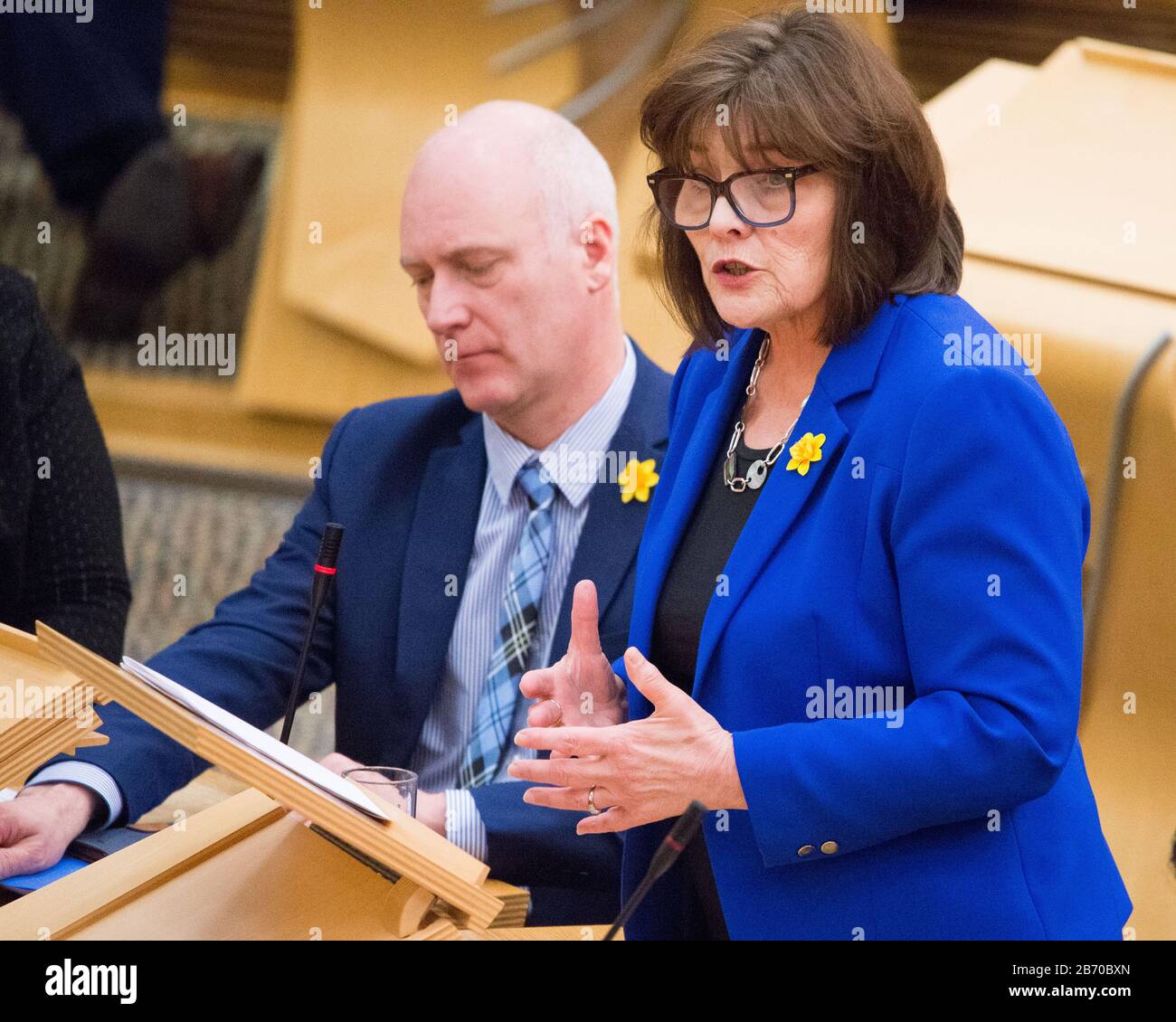 Close up of jeane freeman in debating chamber hi-res stock photography ...