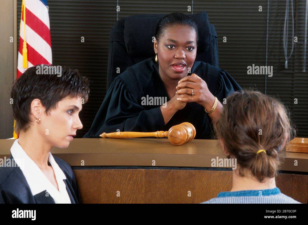 Austin Texas USA, 1997: Female African-American district judge ...