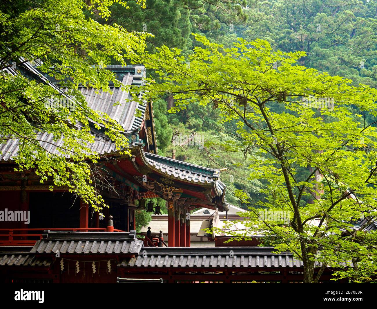 A temple building in Nikko, Japan Stock Photo - Alamy