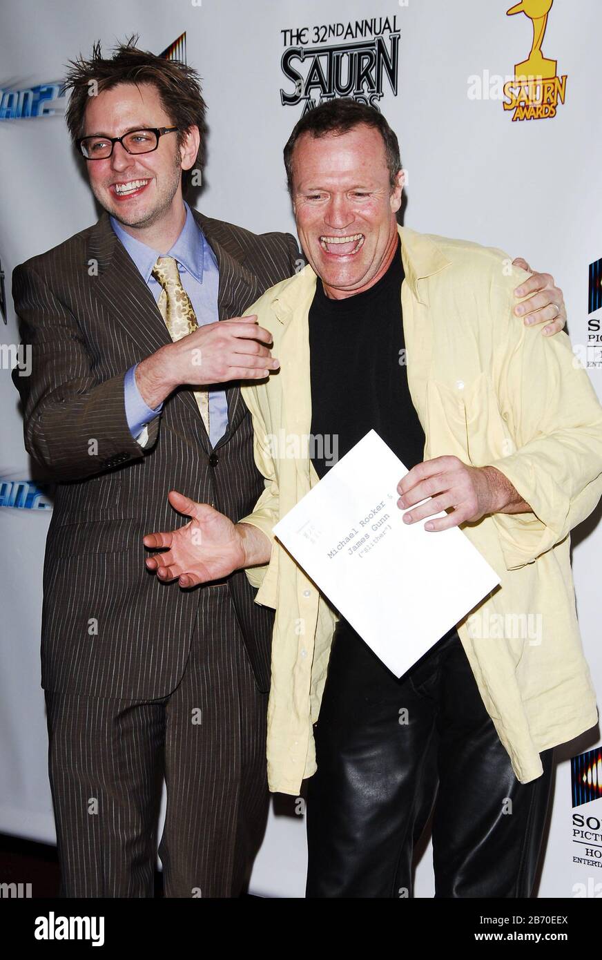 James Gunn and Michael Rooker at The 32nd Annual Saturn Awards - Press ...
