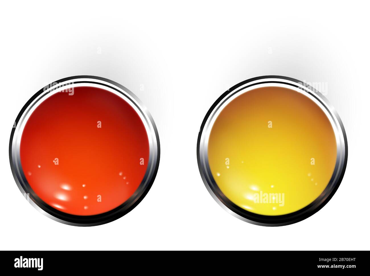 Realistic shiny button with metallic elements, vector Stock Vector ... Realistic shiny button with metallic elements, vector Stock Vector ...