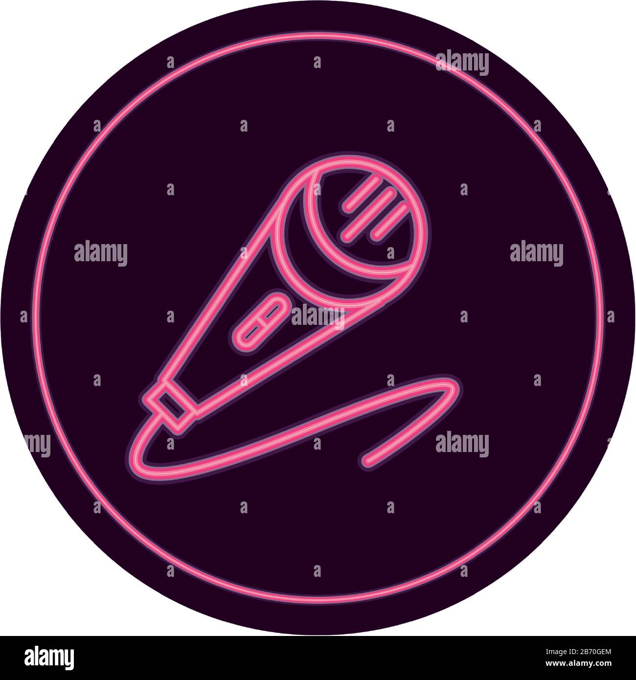 Microphone radio device isolated icon Stock Vector Image & Art - Alamy