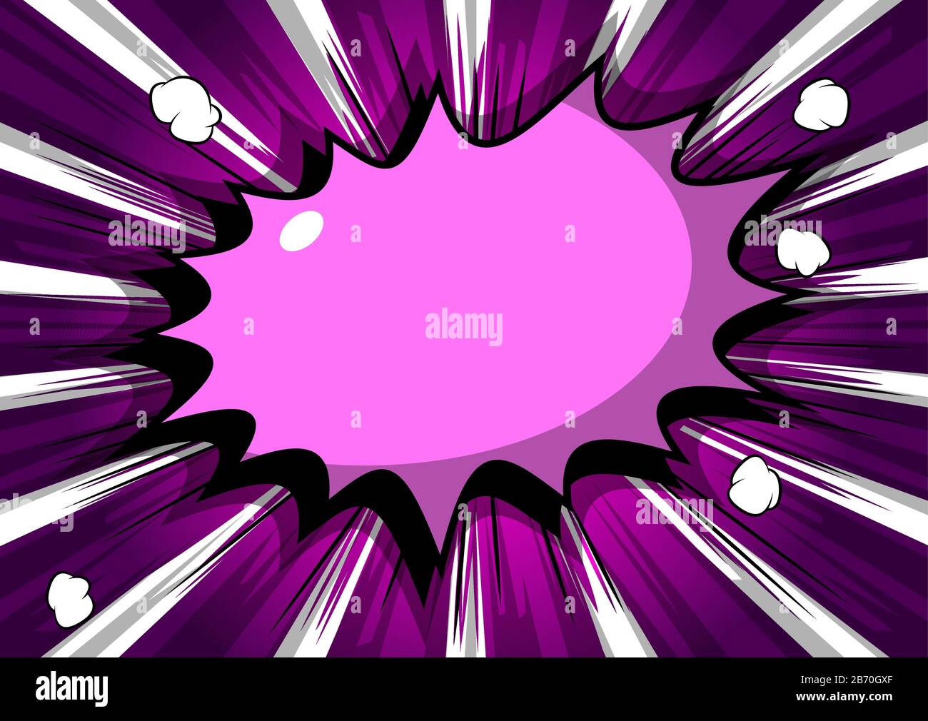 Vector illustrated retro comic book background. Pop art vintage style ...