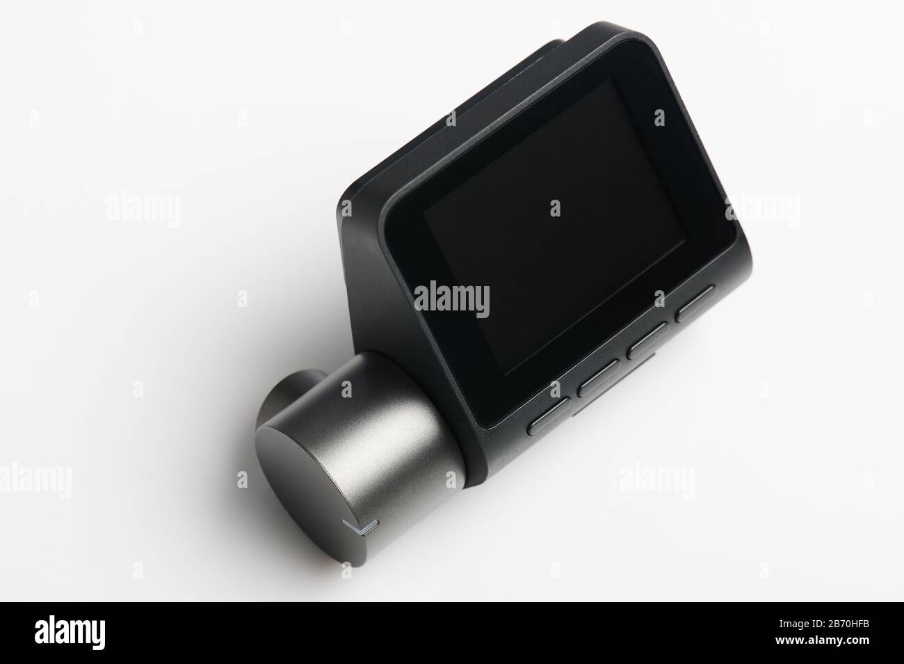 Small handy camera with screen back view isolated Stock Photo - Alamy