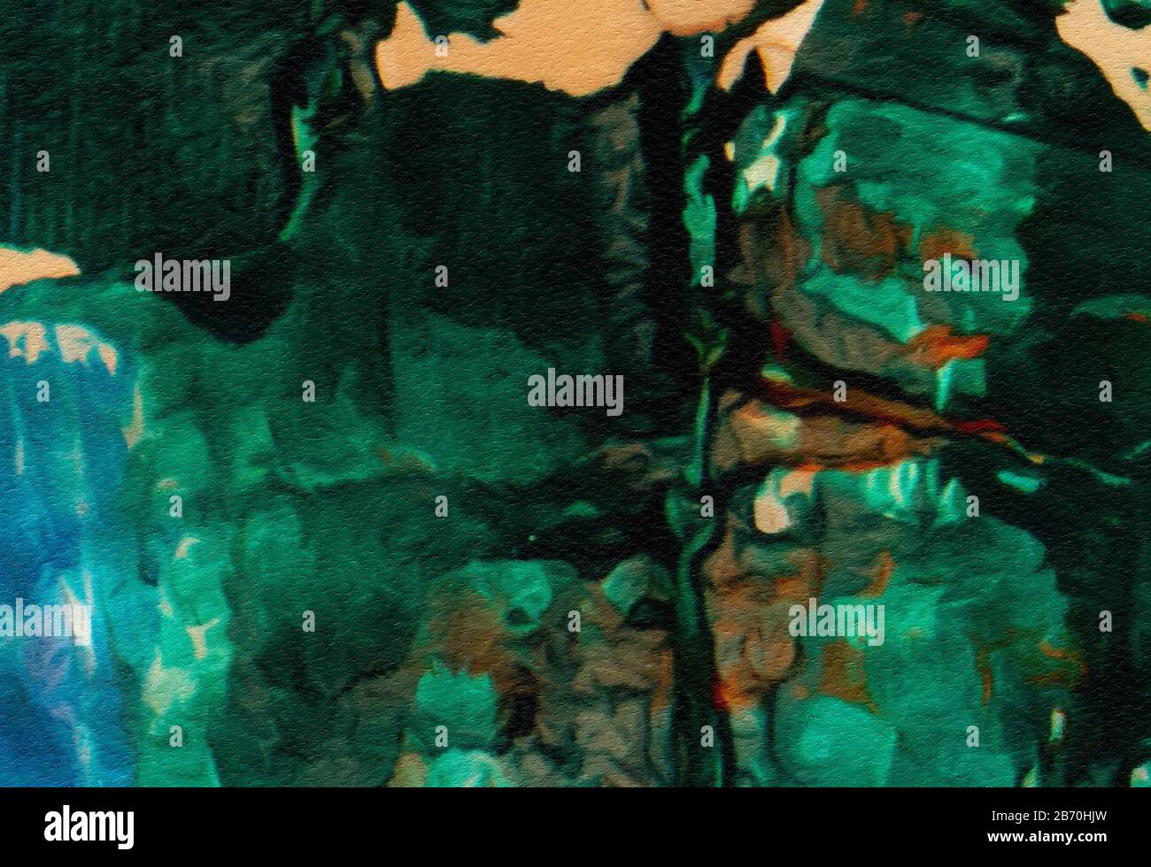 Creative abstract painting background in oil. Textured brush strokes of ...