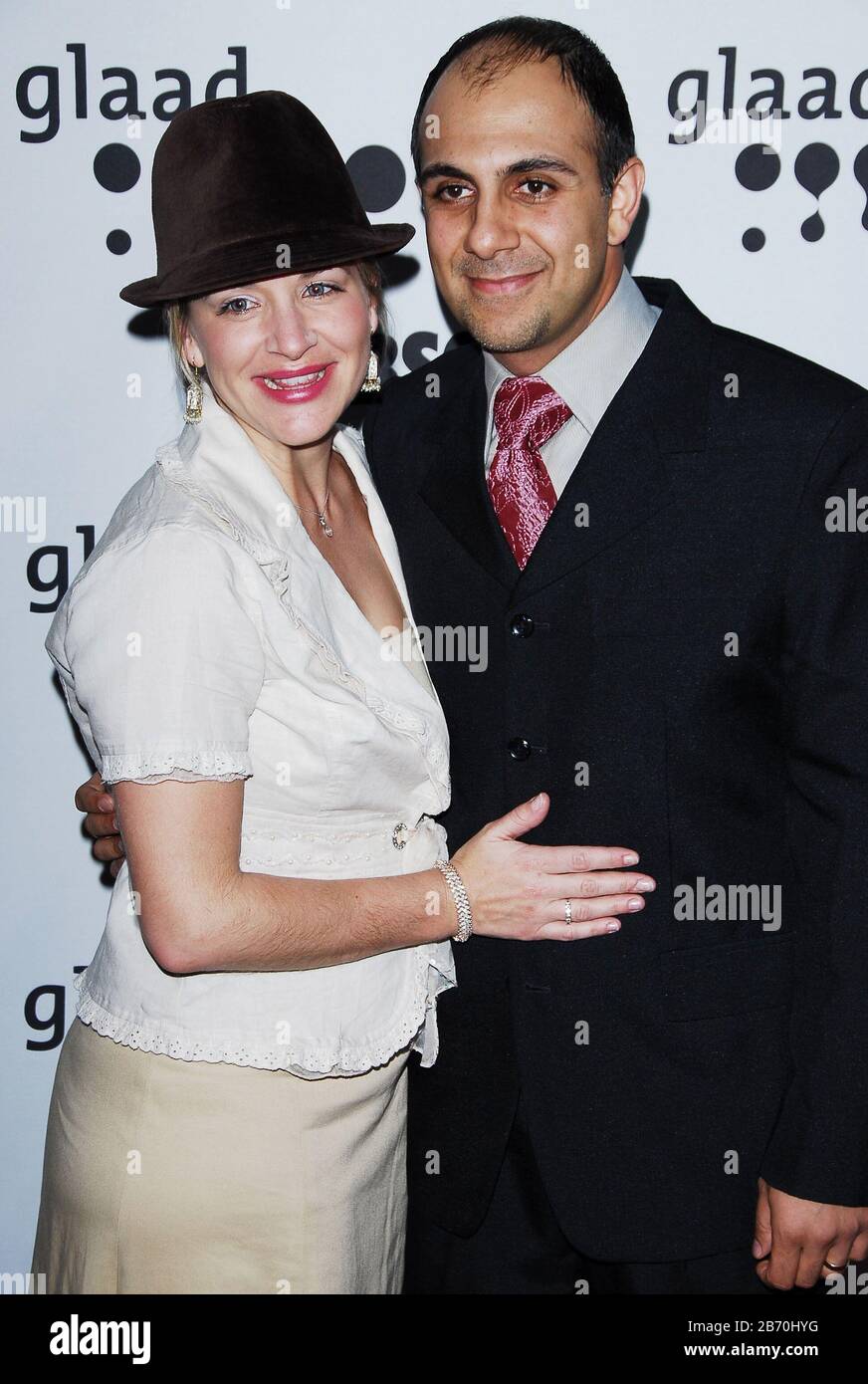 Anthony Azizi and Wife at the 17th Annual GLAAD Media Awards held at ...