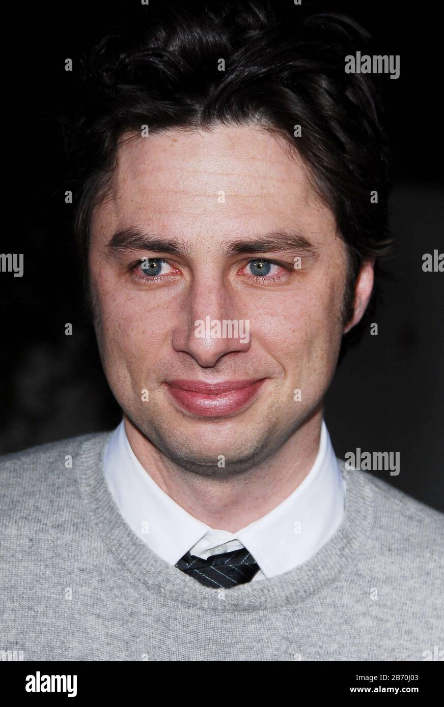 Zach Braff at the World Premiere of "American Dreamz" held at the ...