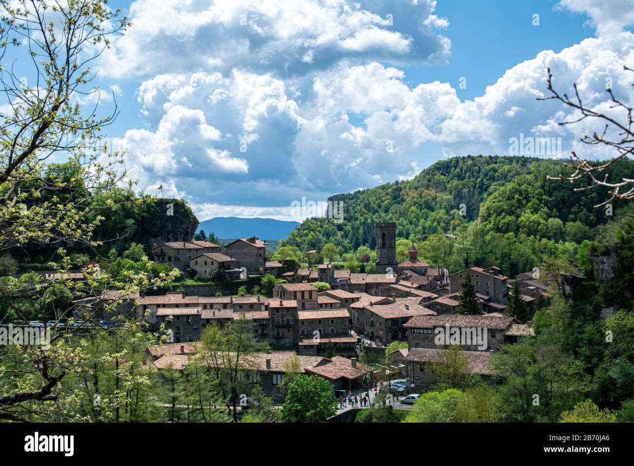 Rupit village in Catalonia, Spain Stock Photo - Alamy
