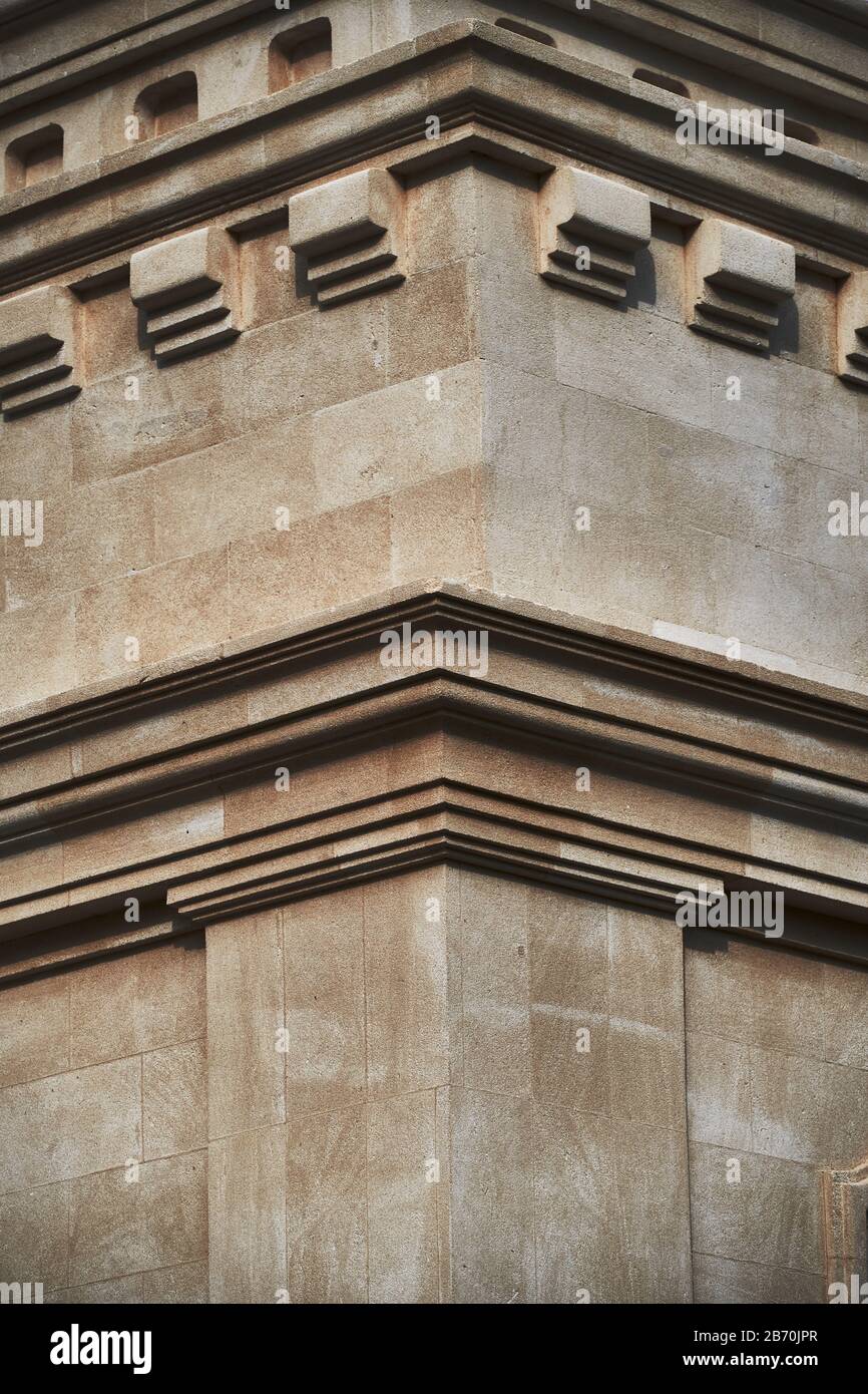 closeup of architectural element for background or texture Stock Photo ...