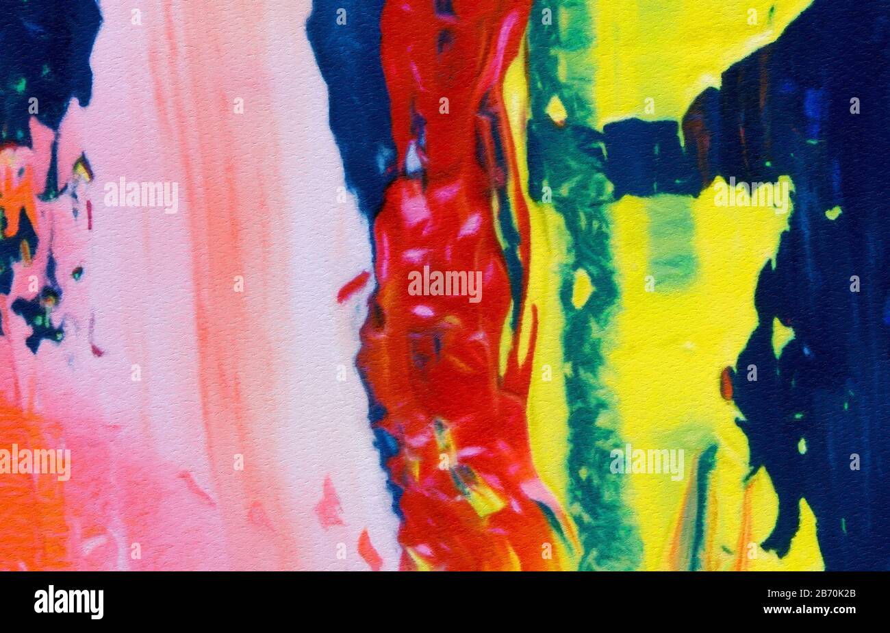 Creative abstract painting background in oil. Textured brush strokes of ...