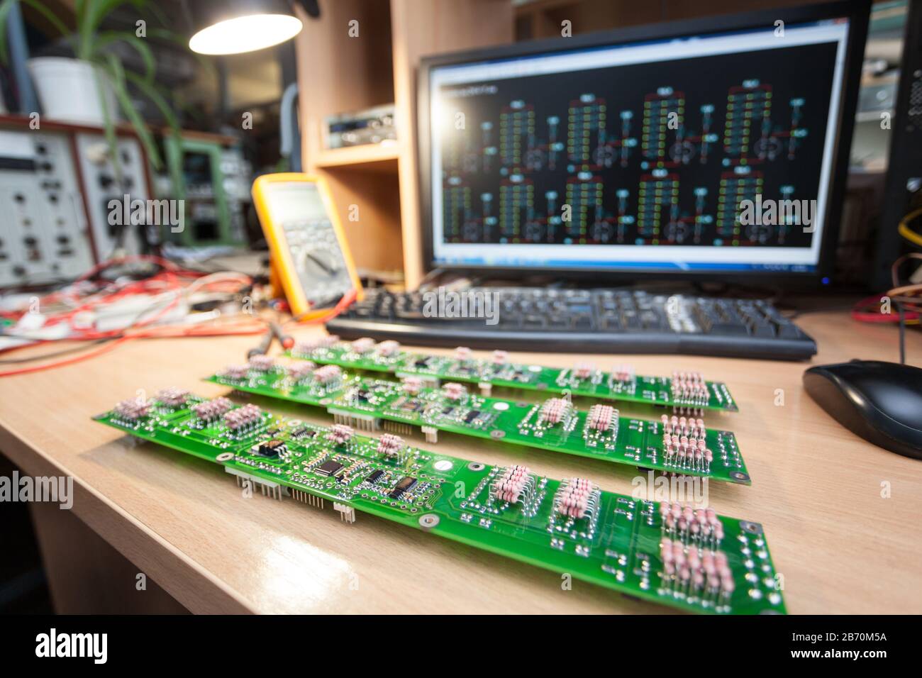 Chipset on semiconductor substrate with resistors, coils and sockets ...
