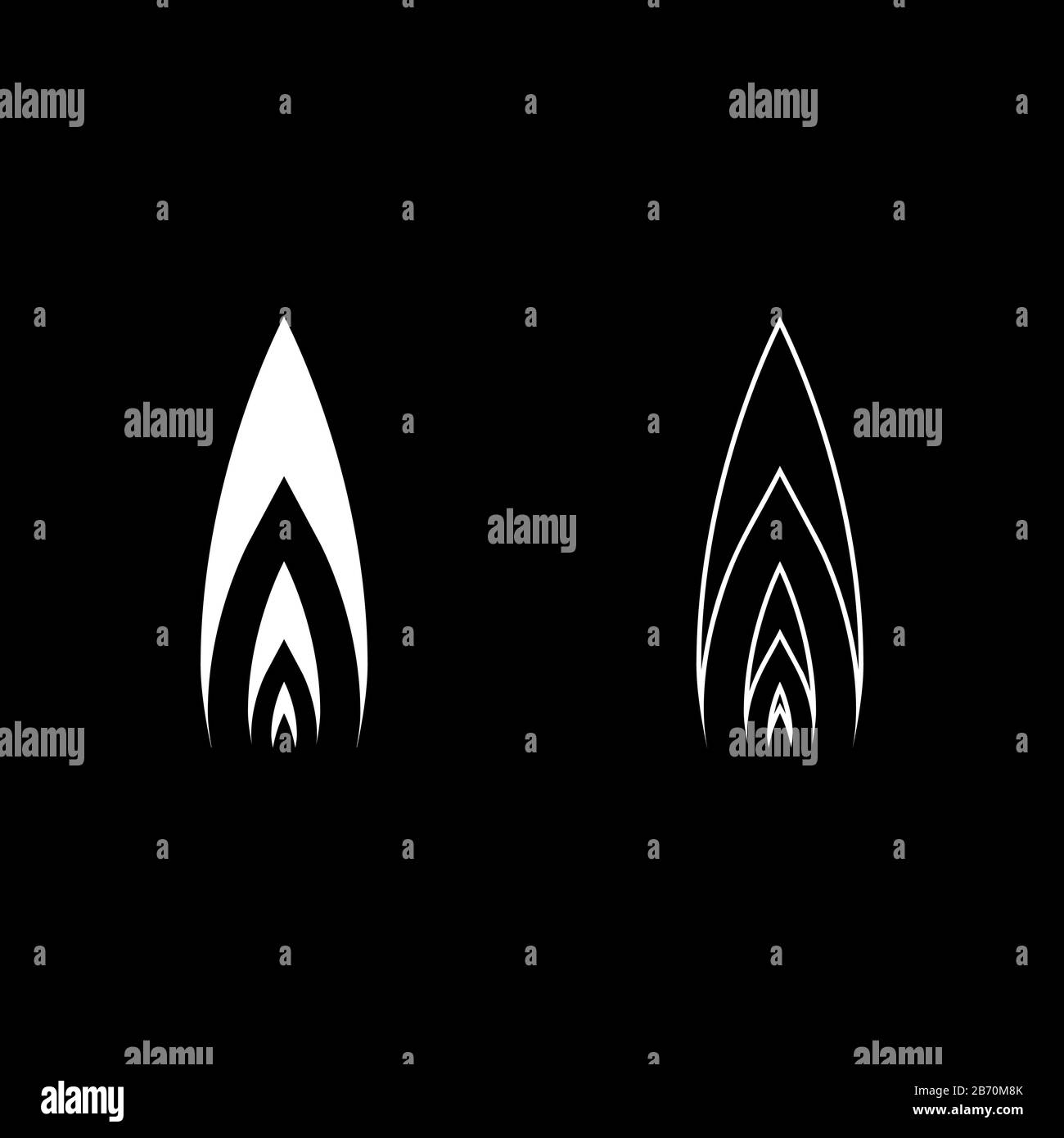 Simple bonfire on white Black and White Stock Photos & Images - Alamy