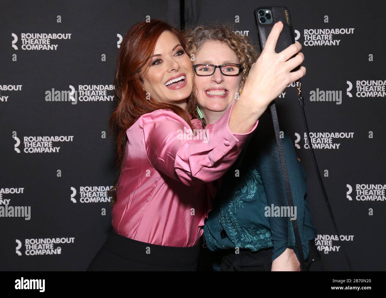 NEW YORK, NY- MARCH 12: Debra Messing and Vivienne Benesch at the photo ...
