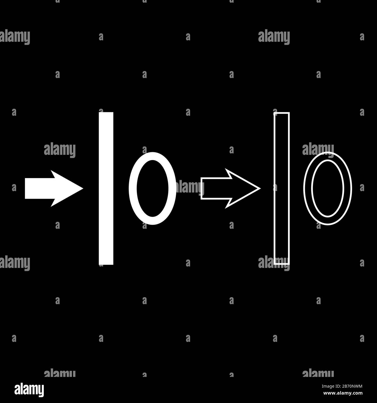 Custom sticker Designation on the wallpaper symbol icon outline set ...