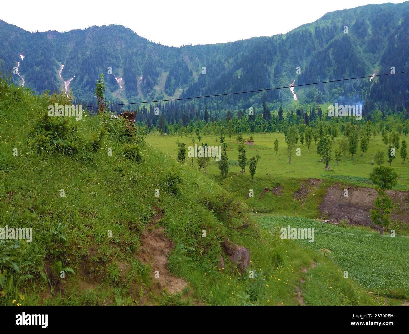 Amazing green valley landscapes Stock Photo - Alamy