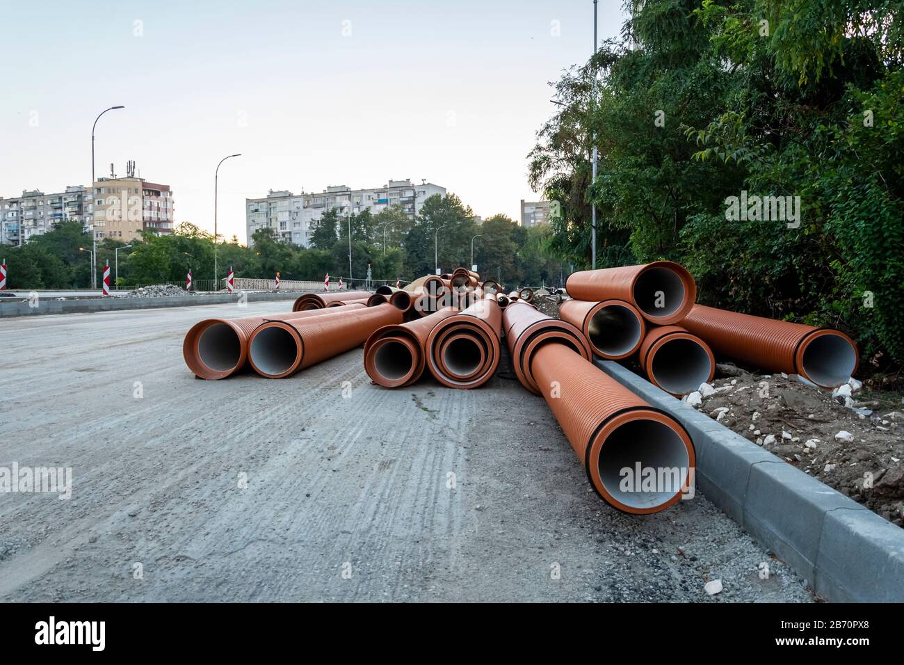 Black pvc plastic drain pipe hi-res stock photography and images - Alamy